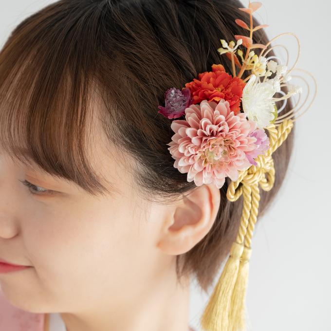 髪飾り 白 ドライフラワー ヘッドドレス 成人式 卒業式 結婚式 髪飾り 白 ドライフラワー ヘッドドレス 成人式 卒業式 結婚式