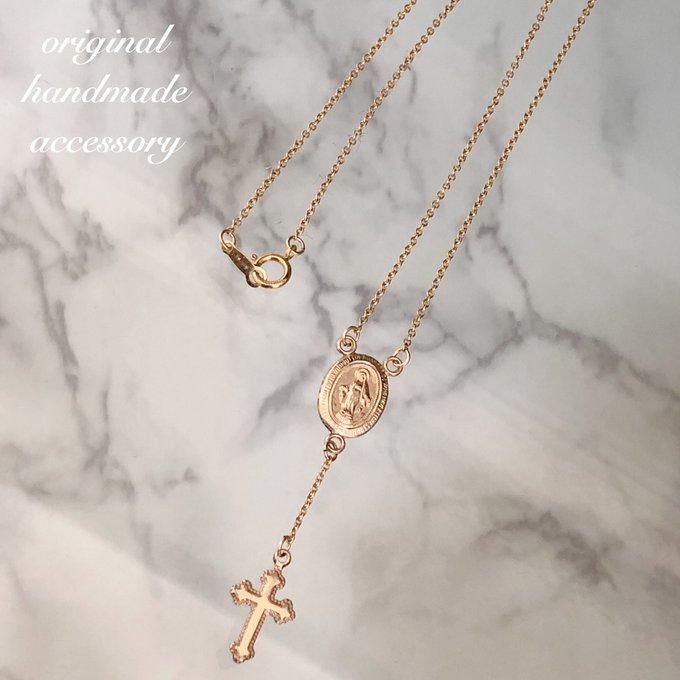 14kgf ロザリオ ネックレス - accessory.A | minne 国内最大級の 14kgf ロザリオ ネックレス - accessory.A | minne 国内最大級の